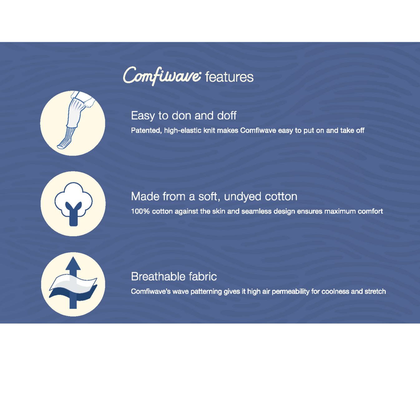 Comfiwave Night-Time Compression Toe Caps – Lymph Drainage Specialists