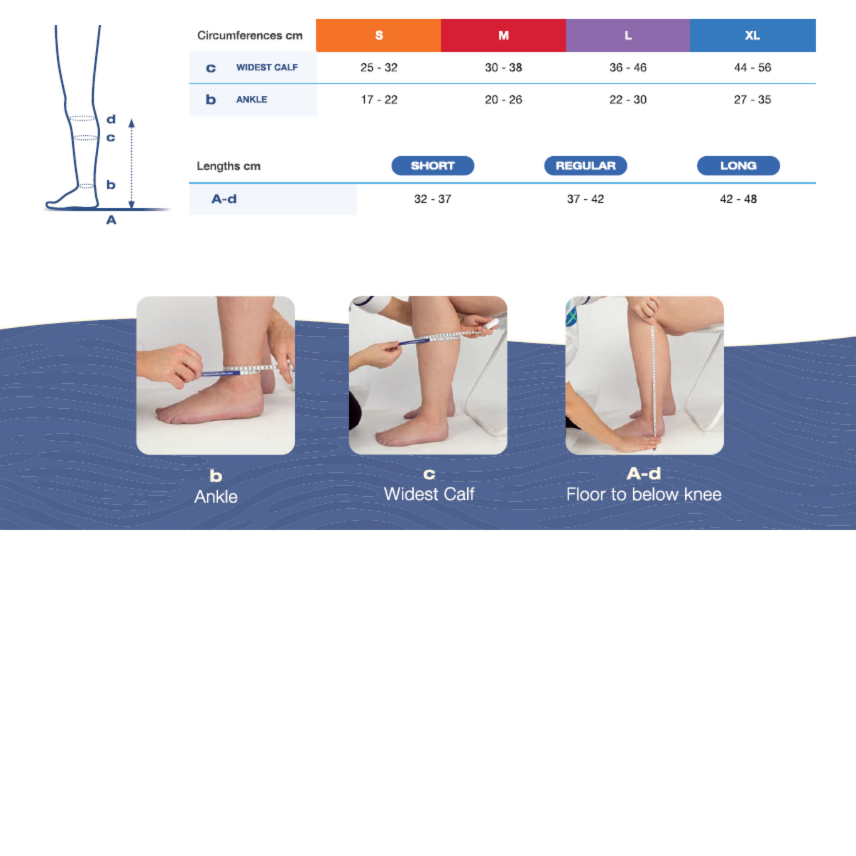 Comfiwave Knee-High Night-Time Compression Sock – Lymph Drainage ...